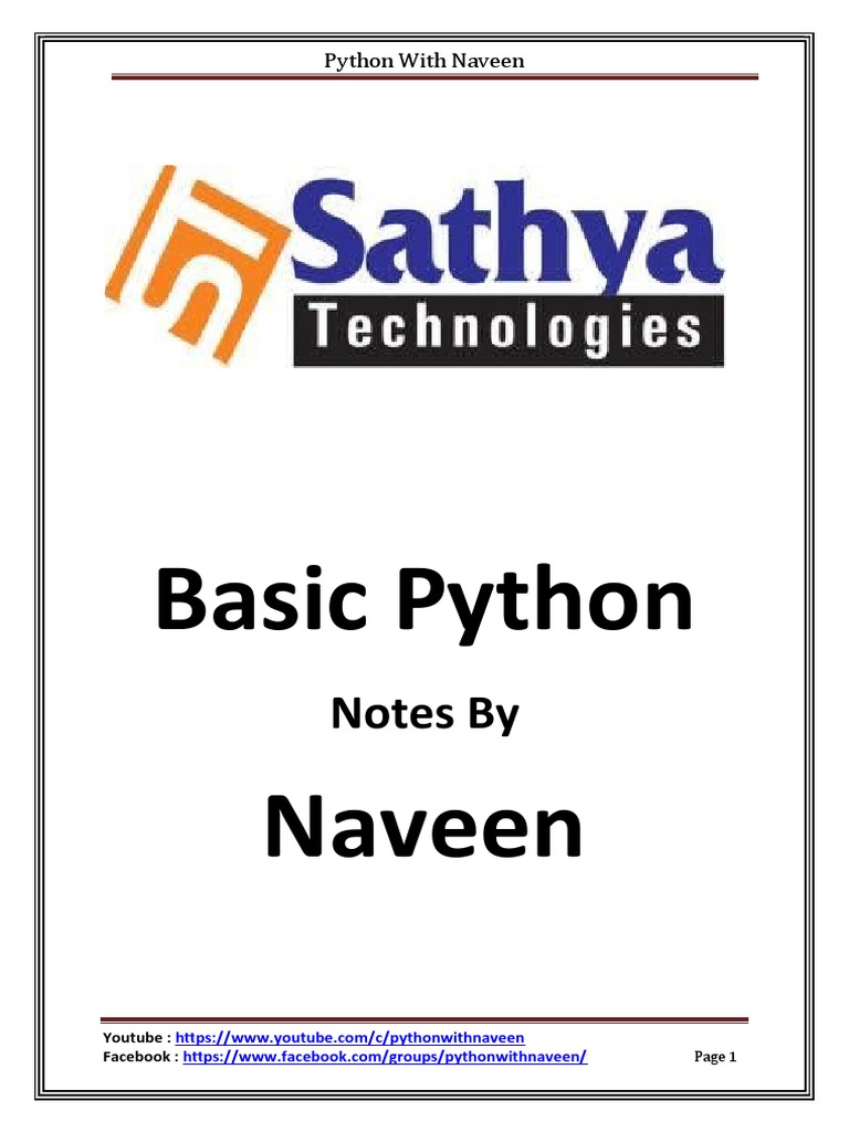 Basic Python | PDF | Reserved Word | Python (Programming Language)