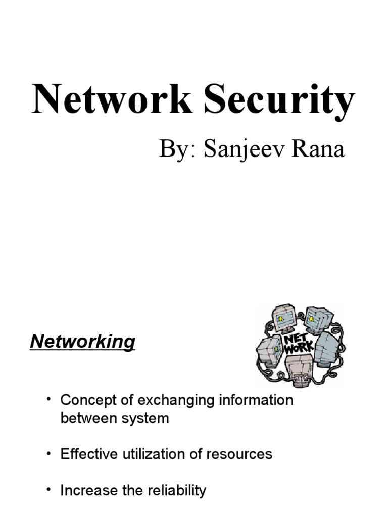 1 Introduction To Network Security PDF | Download Free PDF ...