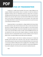 Chapter 20 Summary of Frankenstein | PDF | Frankenstein