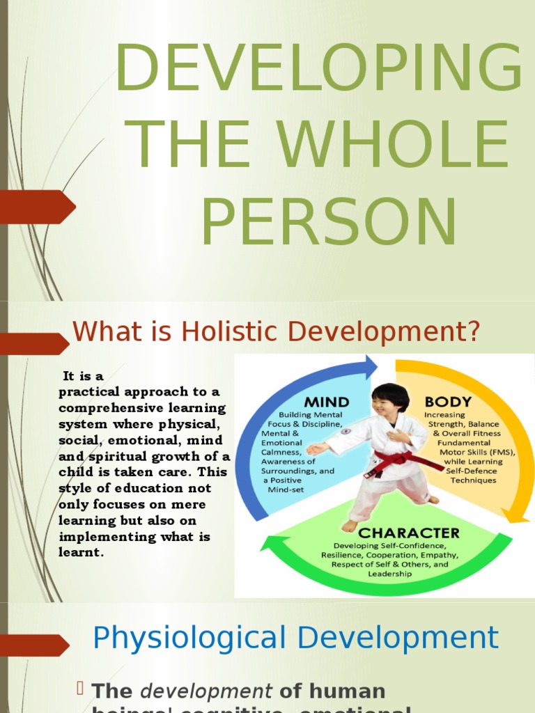 Holistic Development of the Whole Person | PDF | Thought ...