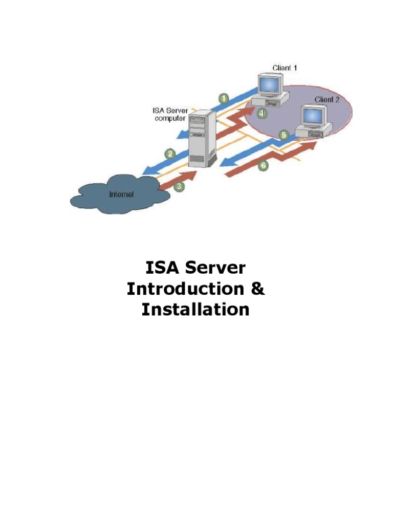 ISA Server Introduction & Installation | Download Free PDF | Proxy ...