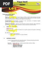 DLP English GRADE 5 Quarter 3 Week1 | PDF | Word | Cognition
