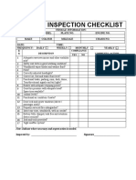 Tyre Inspection Checklist Template | PDF