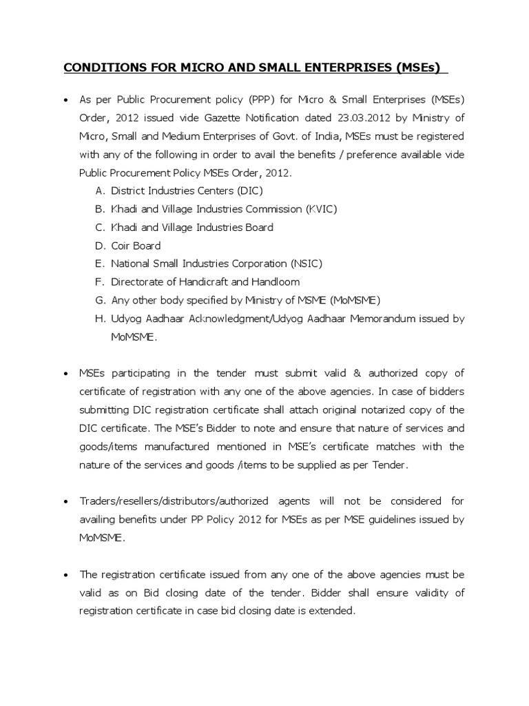 MSME Write Up | PDF | Small And Medium Sized Enterprises | Interest