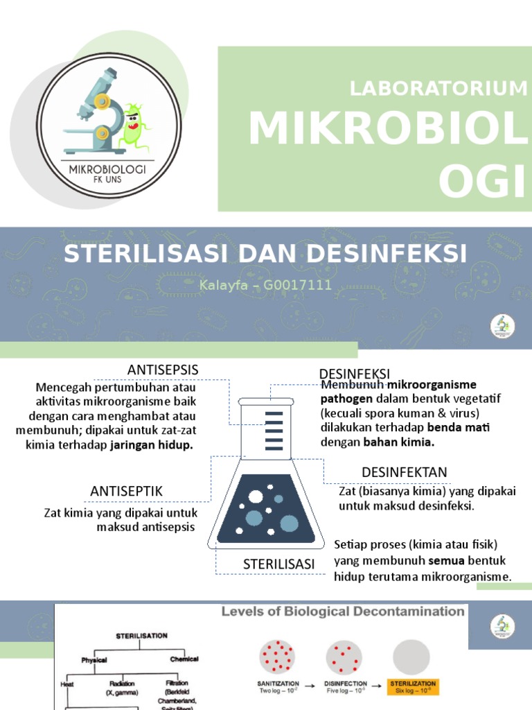 Sterilisasi Desinfeksi - Kalayfa | PDF
