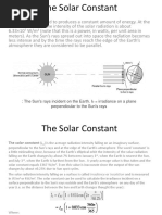 Solar Radiation Geometry | PDF | Angle | Latitude