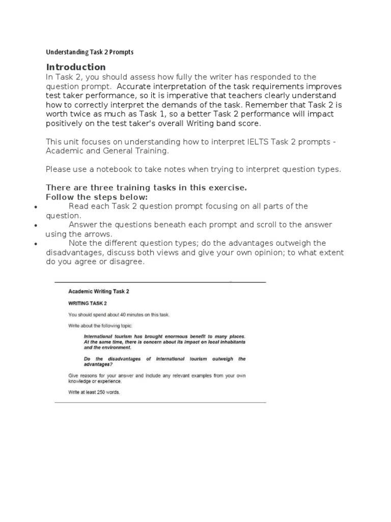 IELTS, Understanding Task 2 | PDF | Computers