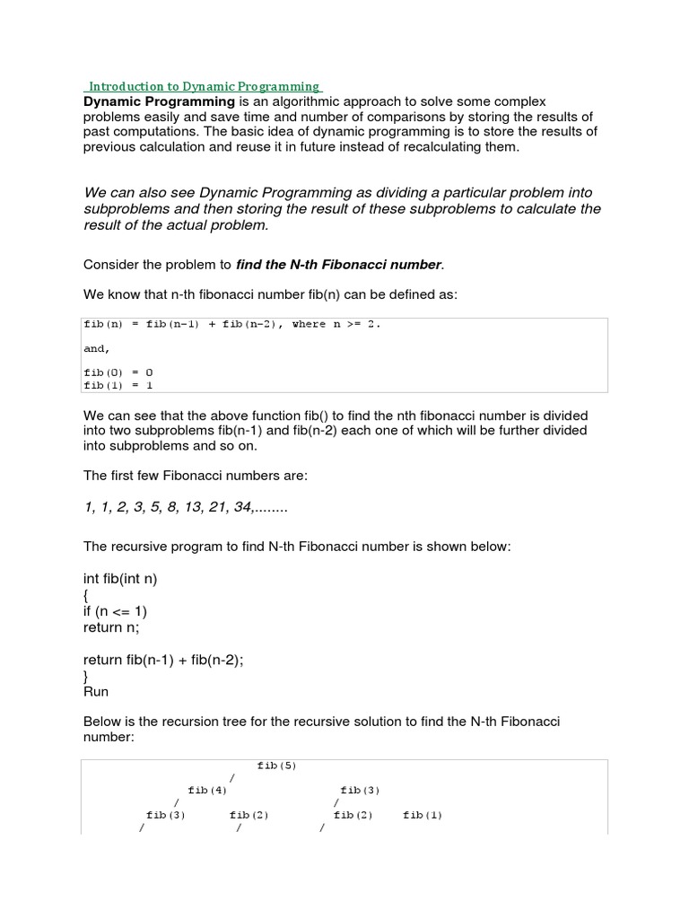 Theory | PDF | Dynamic Programming | Algorithms And Data Structures