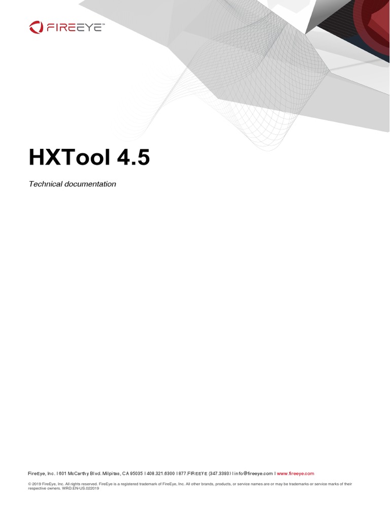 HX Tool Technical Doc | PDF | Transport Layer Security | Operating System