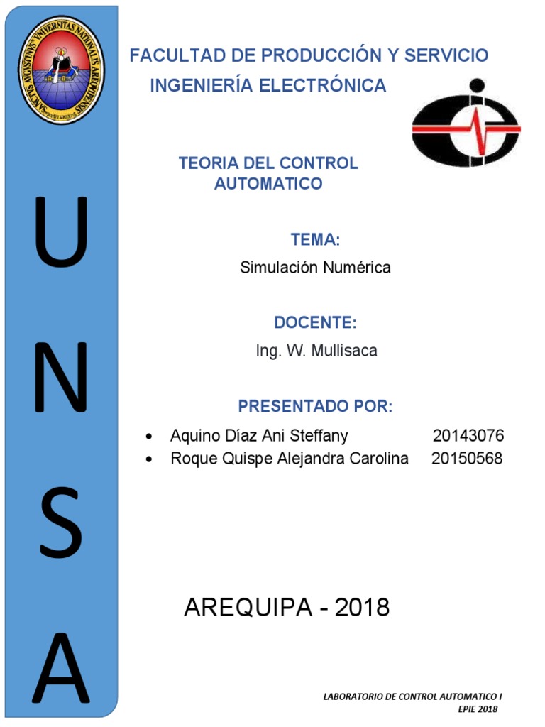 Control1 Lab2 | PDF | Ecuaciones diferenciales | Ecuaciones