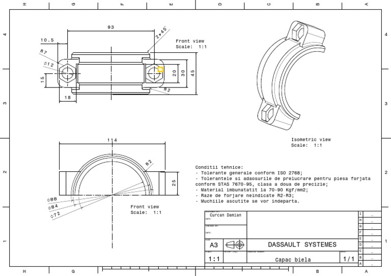 1:1 1/1 A3 Dassault Systemes: Capac Biela | PDF | Teaching Mathematics