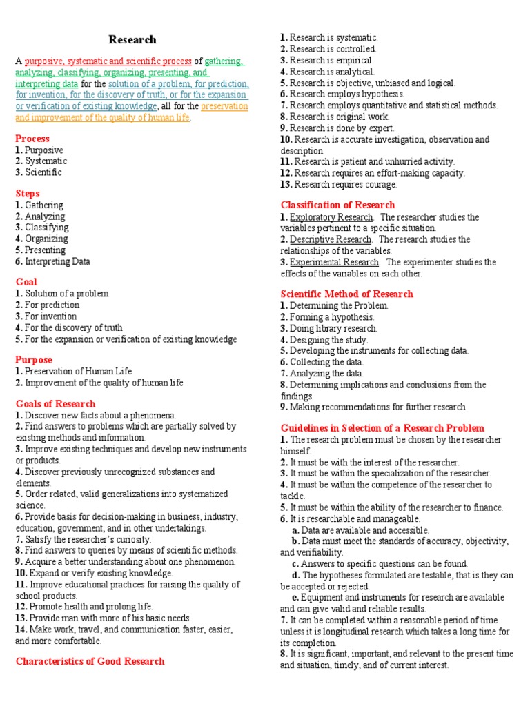 Research Reviewer | Download Free PDF | Scientific Method | Statistics