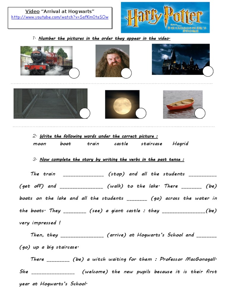 Harry Potter Arrival Activities | PDF | Harry Potter Universe | Fantasy ...