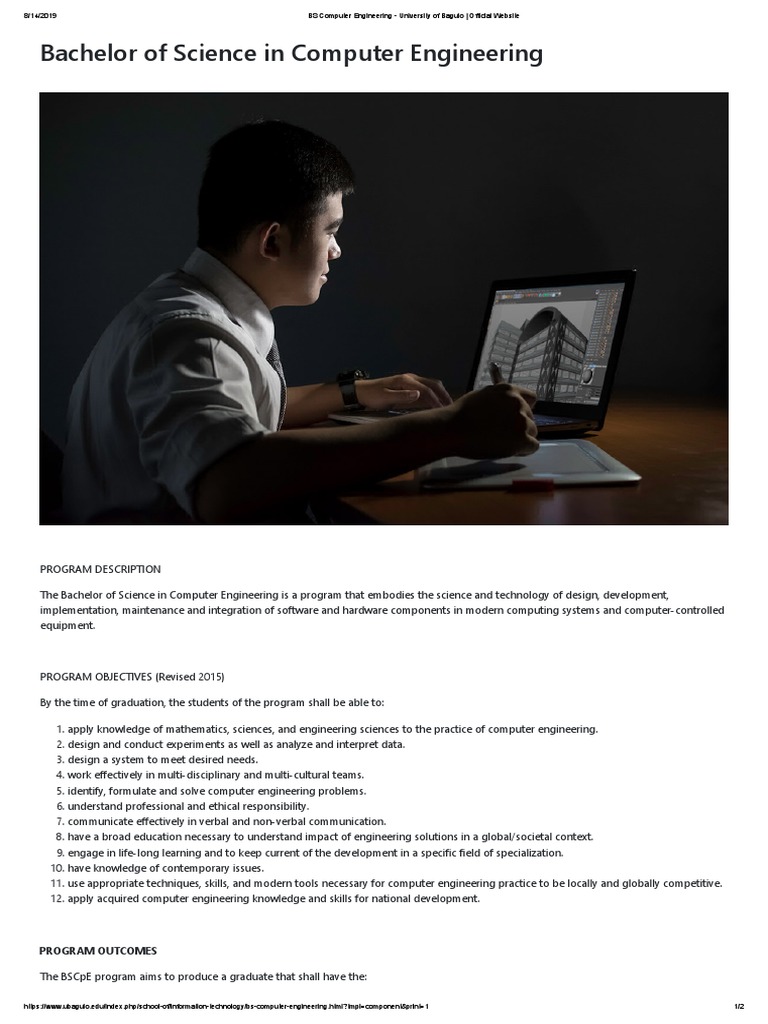BS Computer Engineering - University of Baguio - Official Website PDF ...