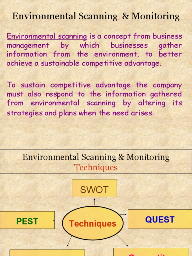 Environmental Scan SWOT | PDF | Swot Analysis | Strategic Planning