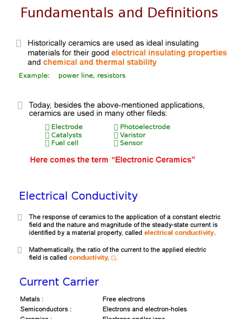 11 - Ionic Conduction | PDF | Electrical Resistivity And Conductivity ...