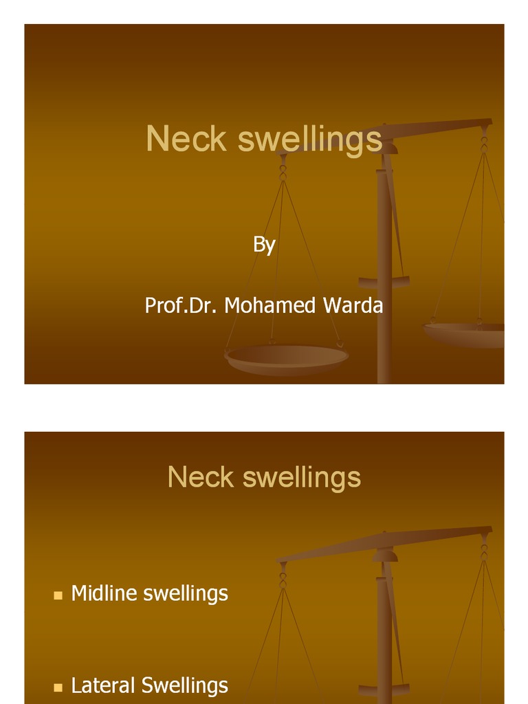 Neck Swellings (Compatibility Mode) | PDF | Neck | Neoplasms
