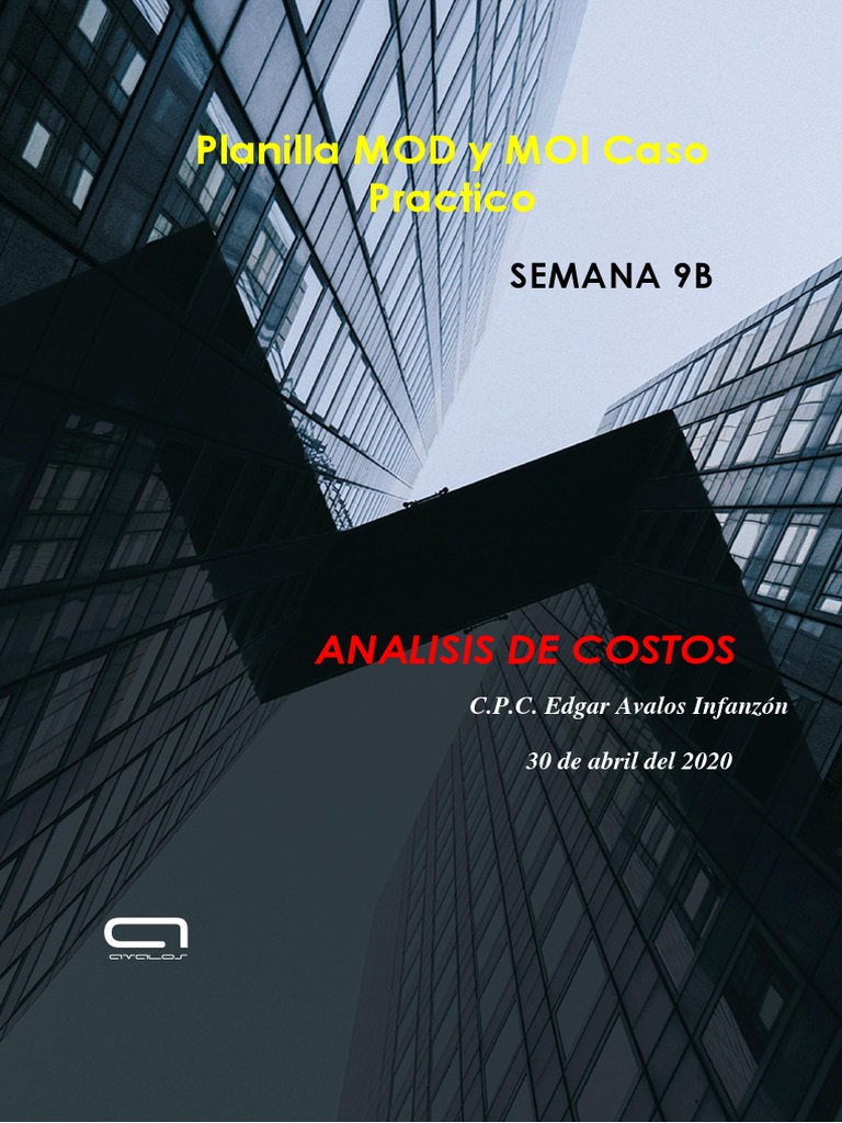 MAT #09-B-MOD y MOI Caso Practico | PDF