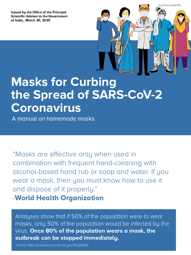 Masks For Curbing The Spread of Sars-Cov-2 Coronavirus: A Manual On ...