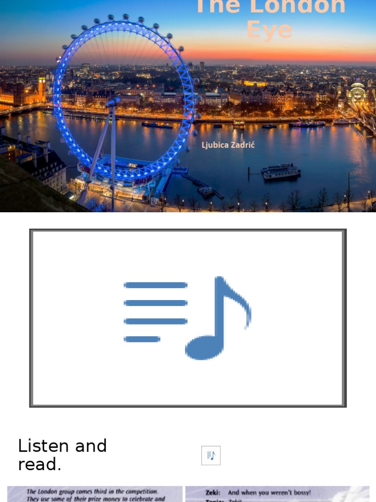 The London Eye - Presentation | PDF