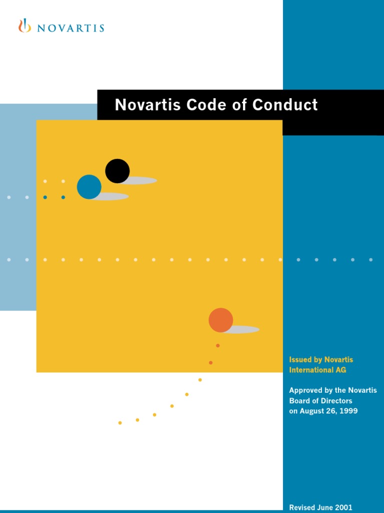 Code of Conduct Novartis | PDF | Competition Law | Insider Trading