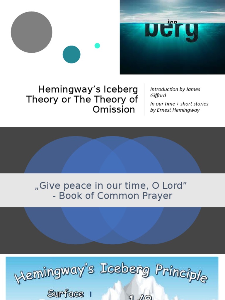Hemingway's Iceberg Theory Explained | PDF