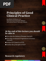 13 GCP Principles | PDF