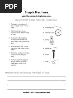 Simple Machines | PDF | Machines | Manufactured Goods