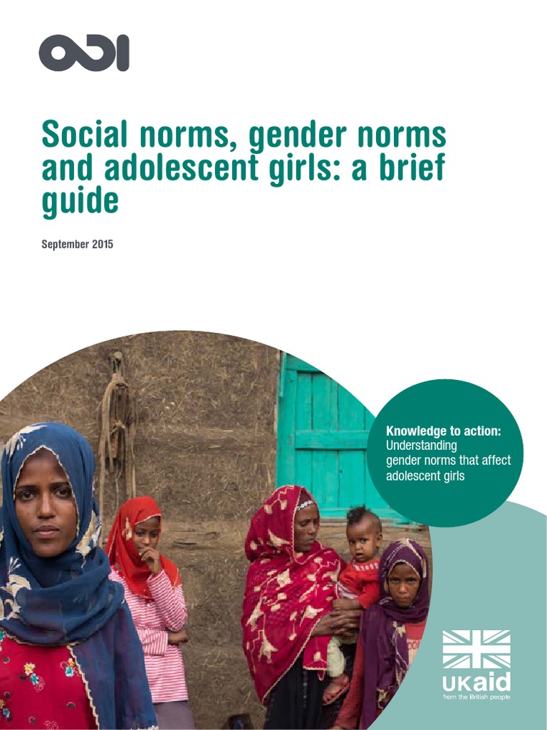Social Norms, Gender Norms and Adolescent Girls: A Brief Guide ...