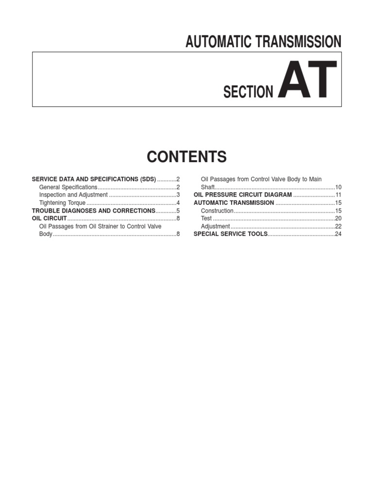 Automatic Transmission | PDF | Automatic Transmission | Transmission ...