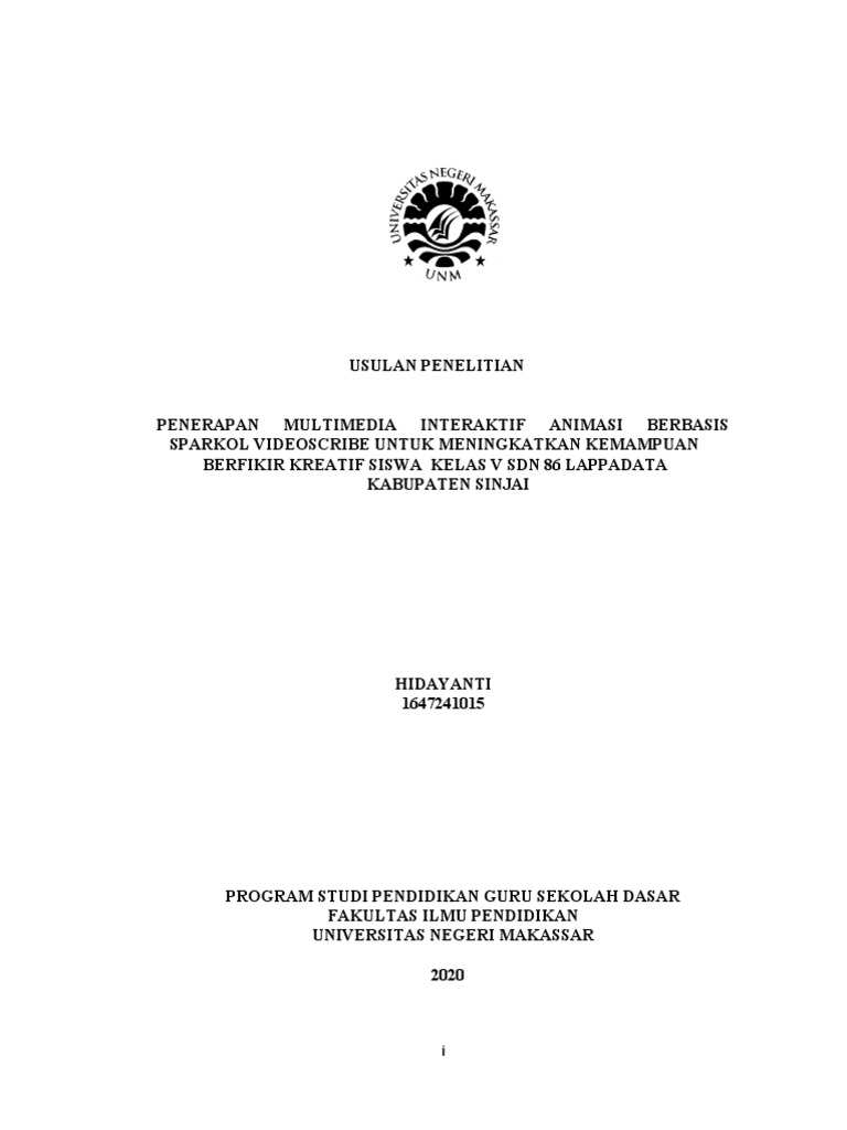 Proposal Fix-1 | PDF