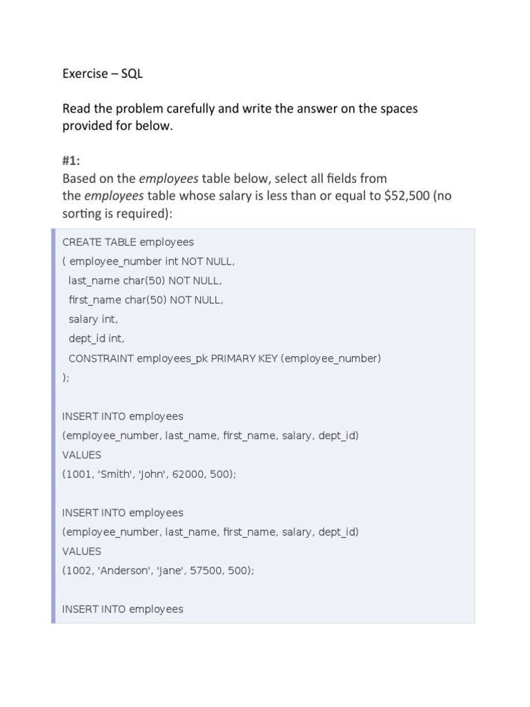 Module 5 Exercise Sql Download Free Pdf Sql Data Management Software
