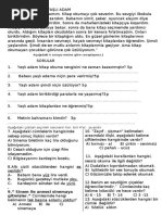 Turkish A1 Complete Exam | PDF