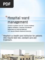 Ward Management | PDF | Hospital | Patient
