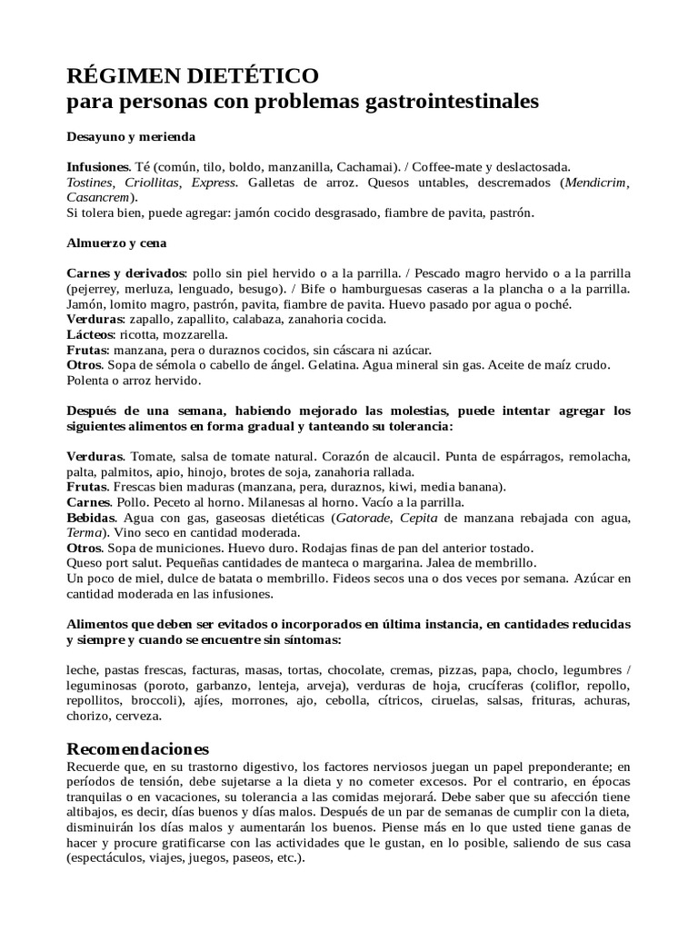 Régimen Dietético | PDF | Alimentos | Cocina