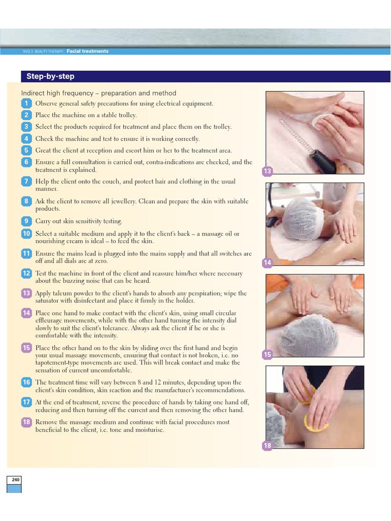 High Frequency Facial Treatment Guide | PDF | Massage | Nature