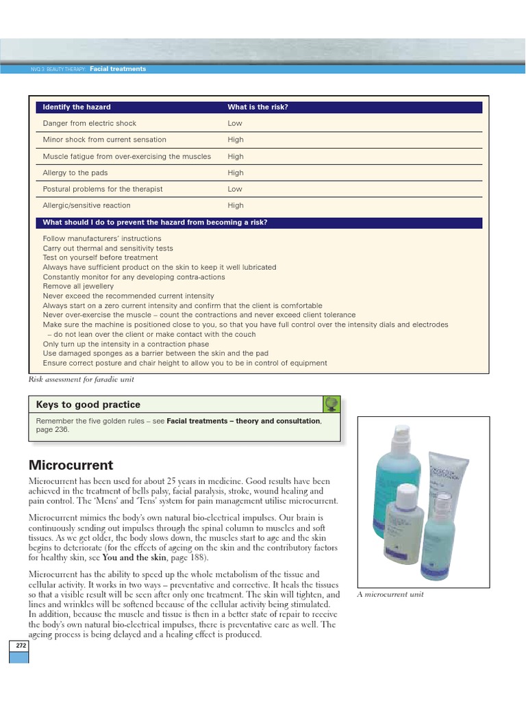 Microcurrent Instructions PDF | PDF | Skin | Scar