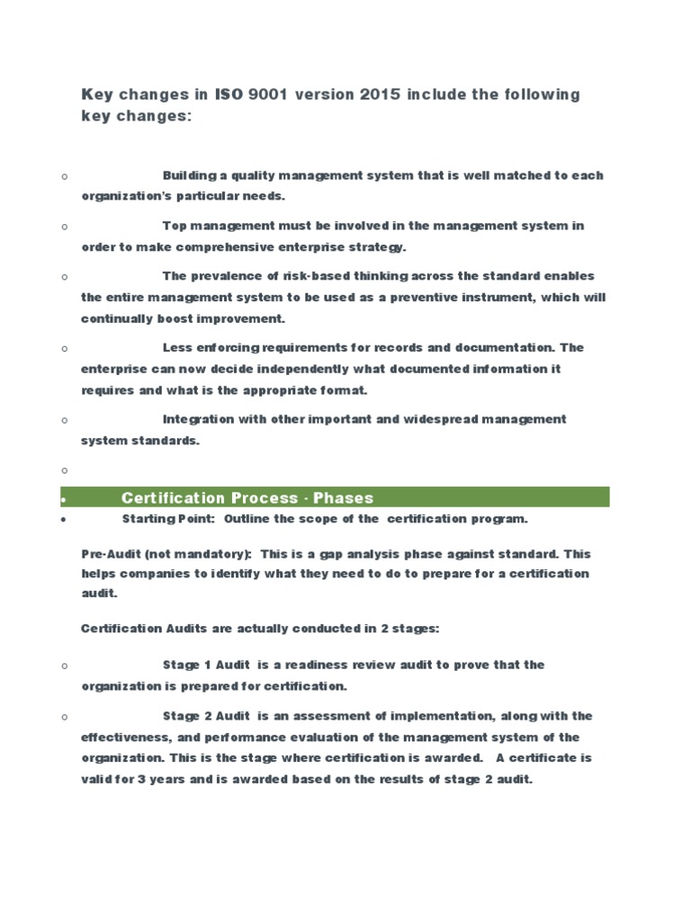 ISO 9001-2015 Training | PDF | Quality Management System | Iso 9000