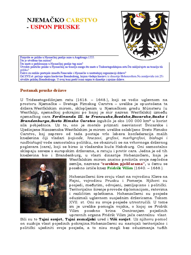 Prusko Kraljevstvo PDF | PDF