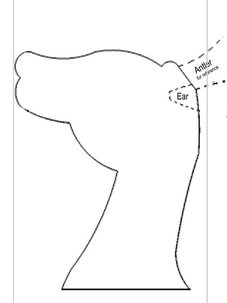 Reindeer Pattern With Reference | PDF