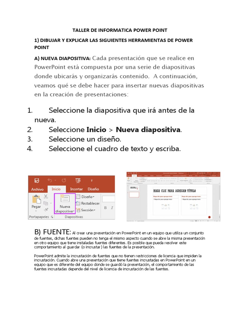 Taller de PowerPoint: Herramientas Clave | PDF | Microsoft PowerPoint ...