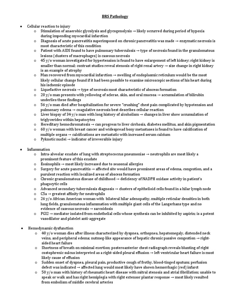 BRS Pathology | PDF | Myocardial Infarction | Heart