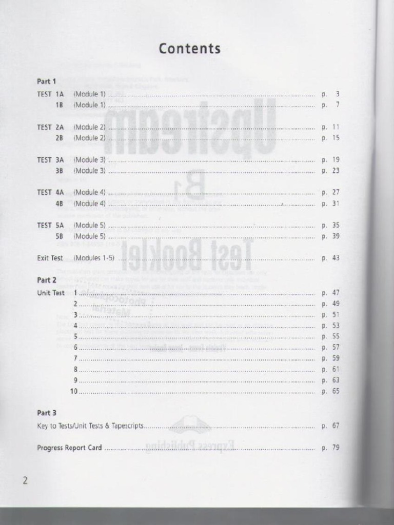 Test Booklet B1 1 | PDF