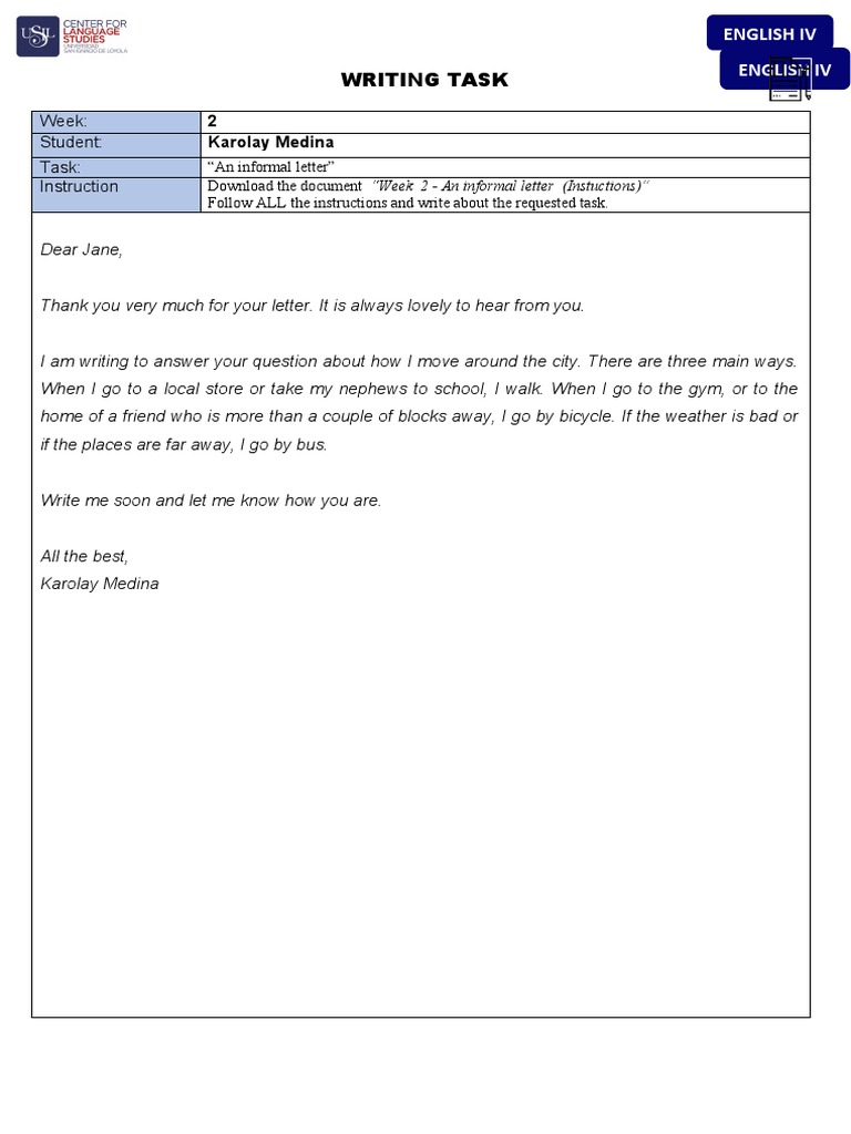 Writing Task Template - Karolay M | PDF