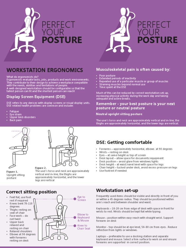 Perfect Your Posture Z Card Content | PDF | Human Factors And ...
