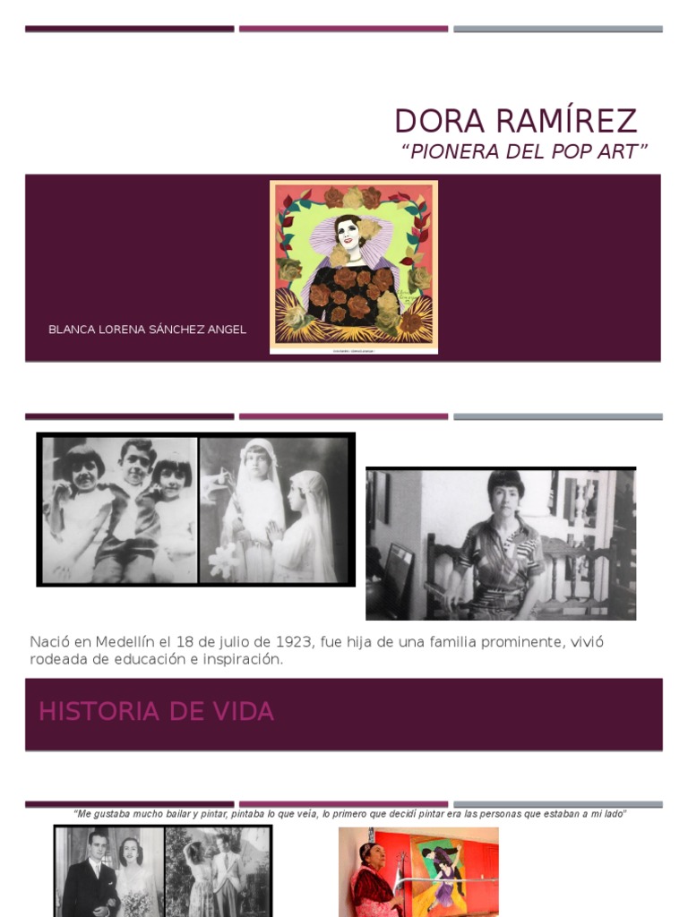 Dora Ramírez | PDF | Pinturas | Artes (general)