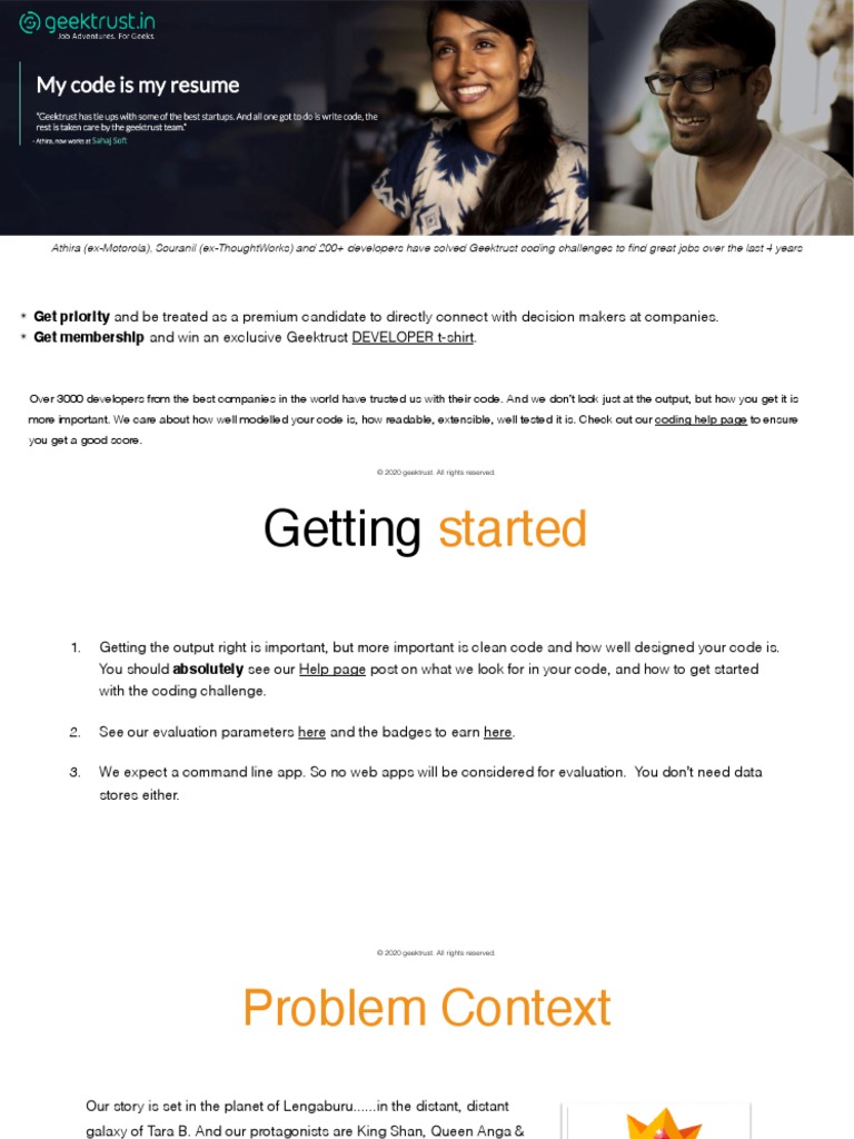 Geektrust in Family Java PDF | PDF | Information Technology Management | Software Development