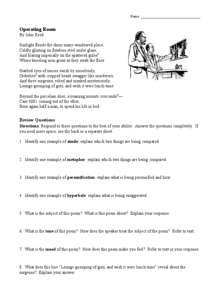 Operating Room: Review Questions | PDF