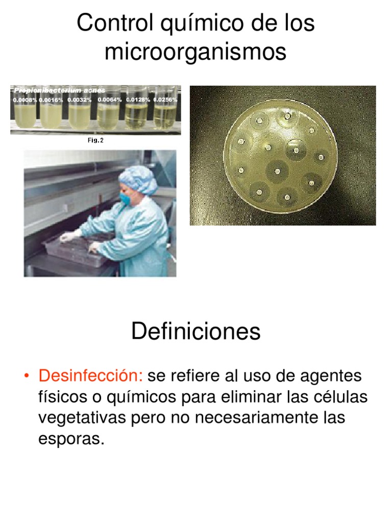 Clase 15 Control Químico de Los Microorganismos 2020 PDF | PDF ...