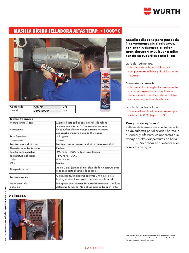 Wurth | PDF | Agua | Materiales